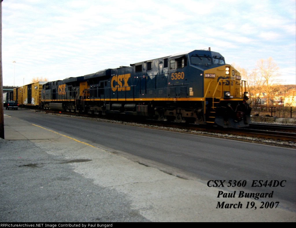 CSX 5360 ES44DC March 19, 2007